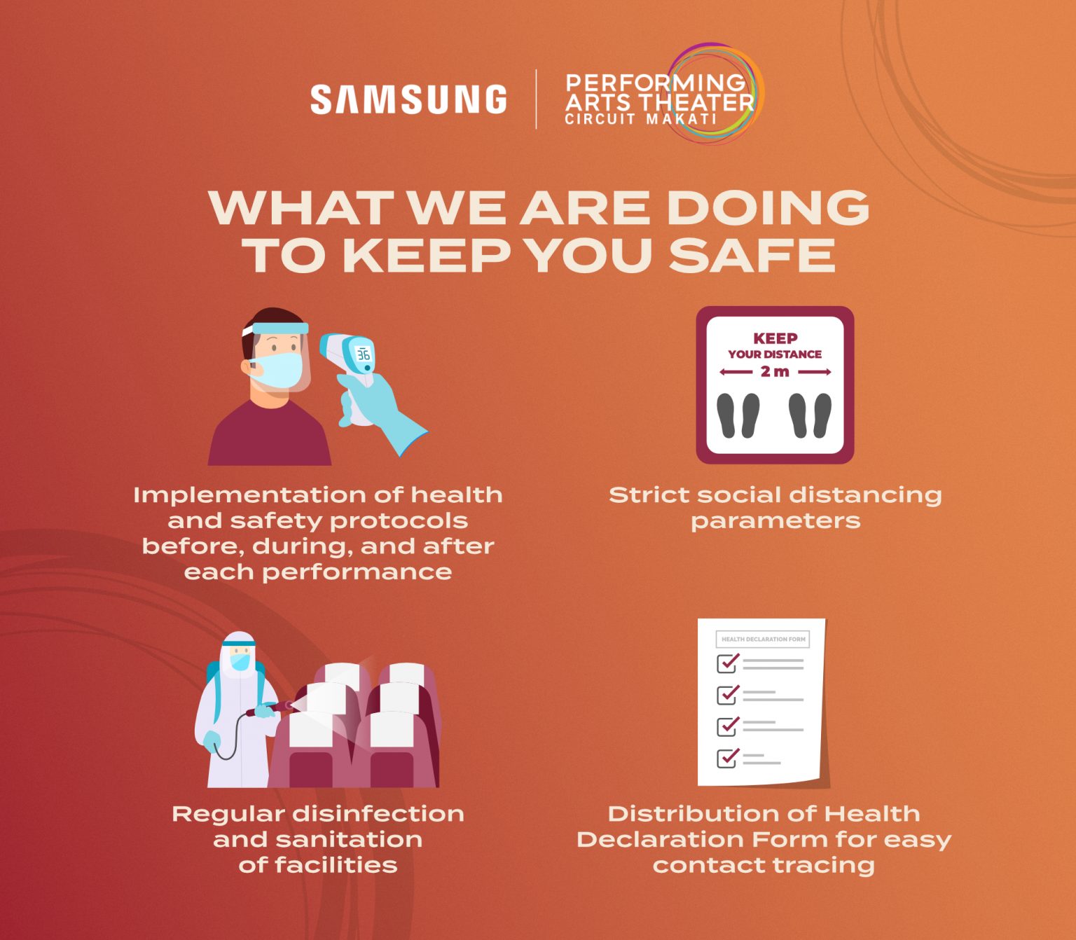 Samsung Performing Arts Theater: Safety Protocols for the New Normal ...